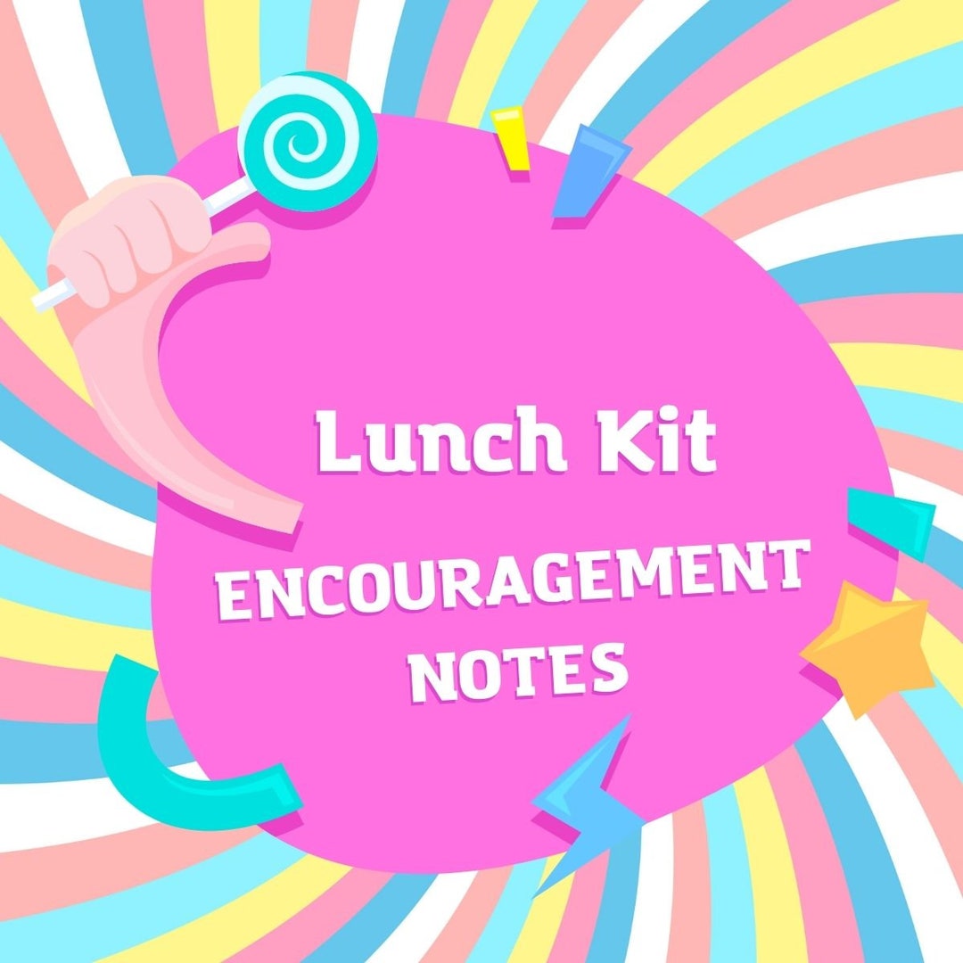 Digital Download Lunch Kit Affirmation Cards - Etsy