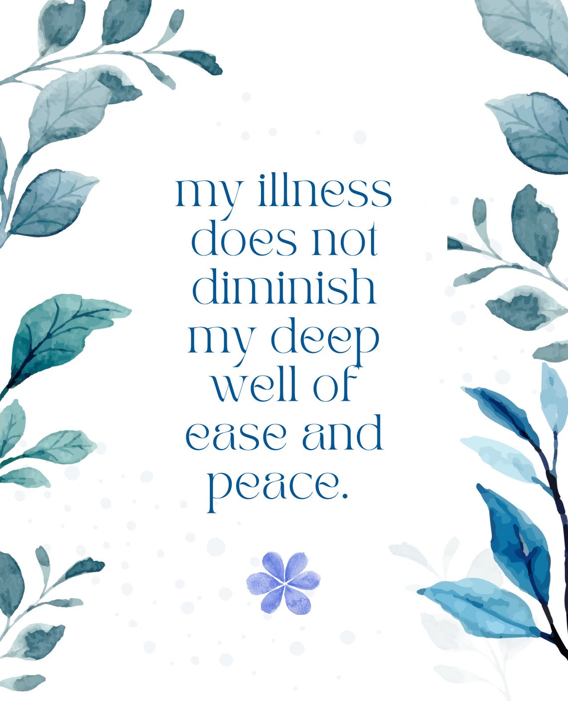 50 Affirmation Cards for Chronic Illness - Etsy