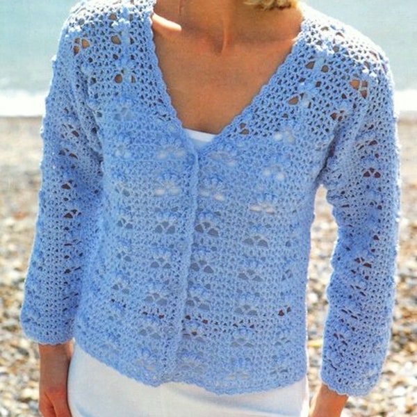 Crochet Lace Jacket - Etsy