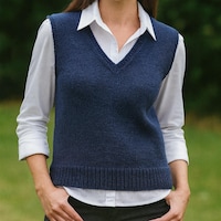 Knitting Pattern // Slinky Ribbed Tank Top Relaxed Summer Easy Knit Top ...