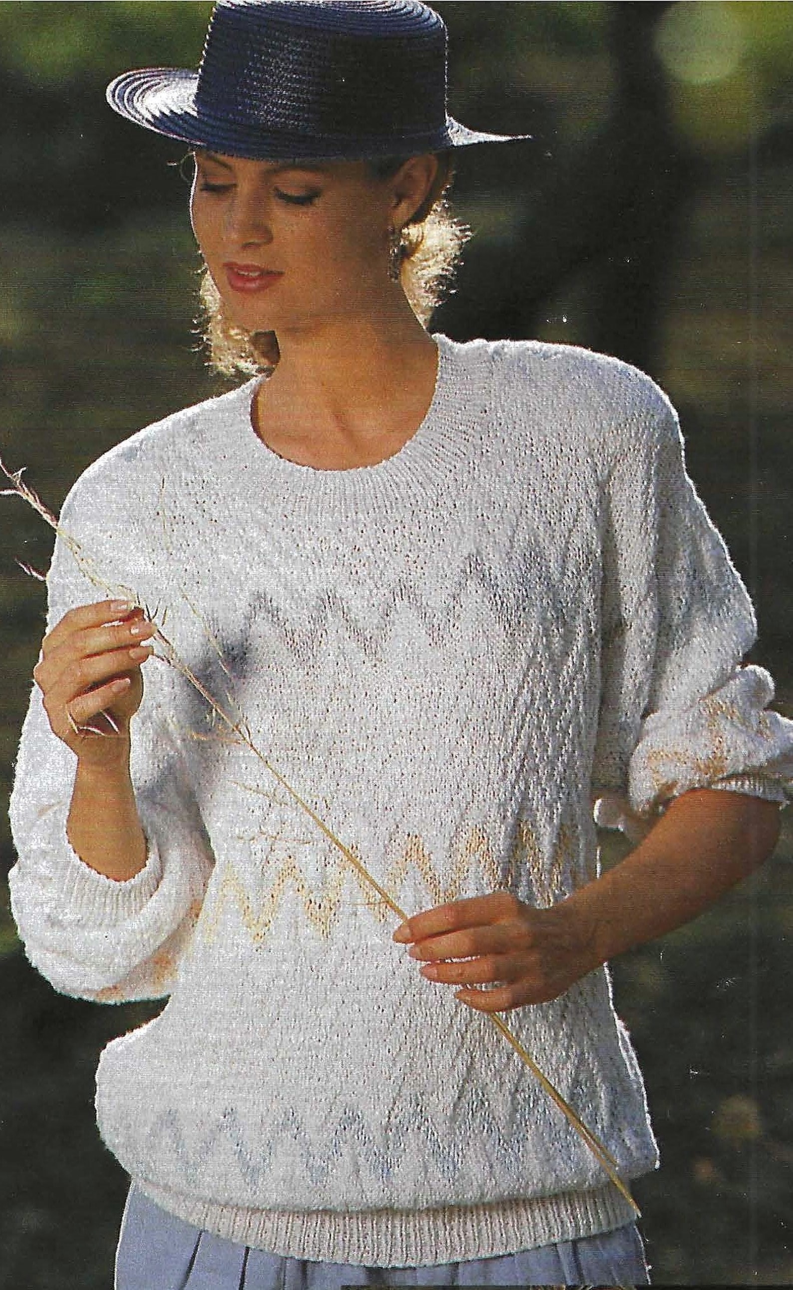 Ladies Jacquard Fair Isle Sweater Jumper Womens Summer Pullover PDF ...