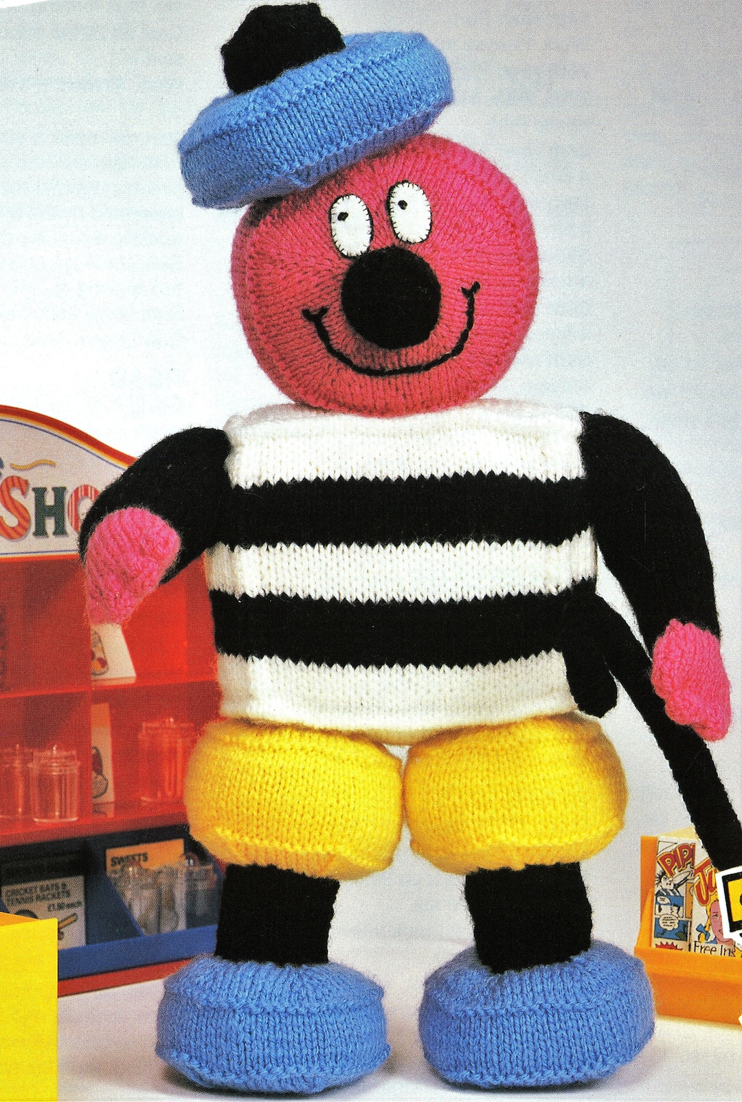 Baby Boys Girls Bertie Bassett Character Sweets Toy PDF Knititng ...