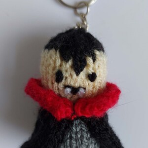 PDF Knitting Pattern Halloween Key Chain Keyring Devil Vampire Ghost ...