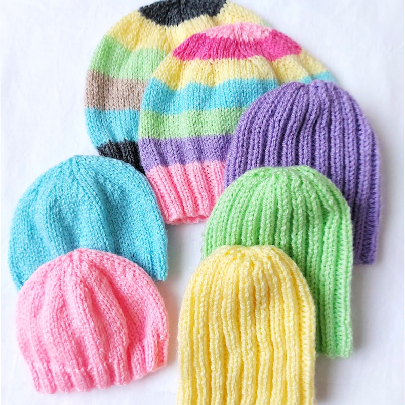 Striped Baby Newborn Hat - Etsy
