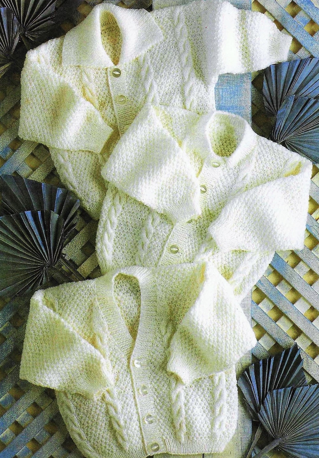 Premature Baby Boys Girls Cable Cardigan Jacket PDF Knitting Pattern 4 ...