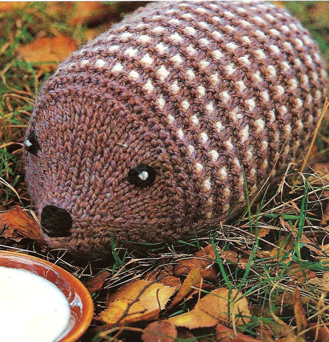 PDF Knitting Pattern Henry Hedgehog Soft Toy Chunky ( Bulky, 12 Ply ...