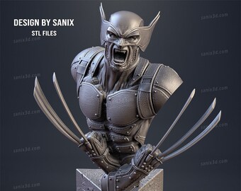 Paint Wolverine Figurine - Etsy