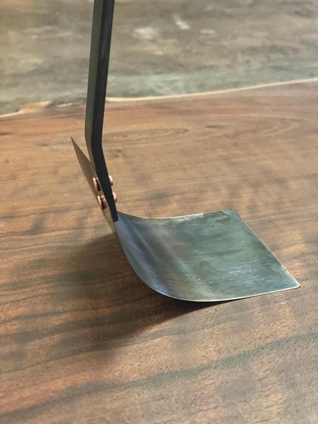 Handcrafted Carbon Steel Spatula - Etsy