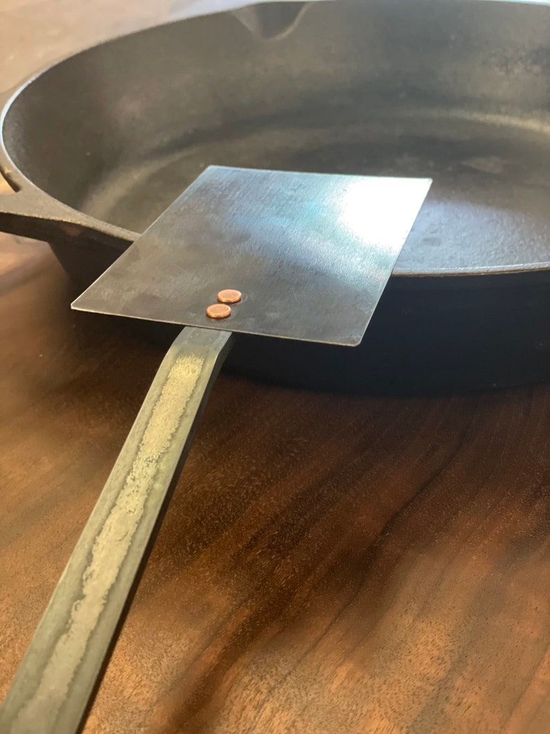 Handcrafted Carbon Steel Spatula - Etsy