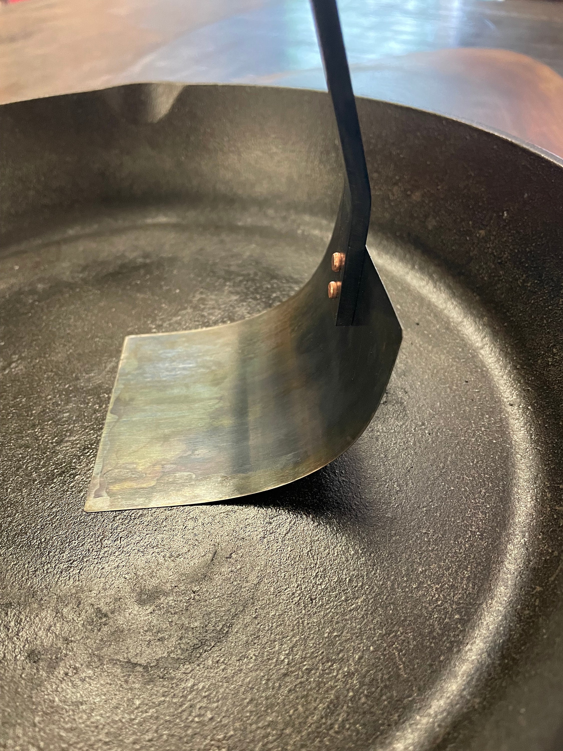 Handcrafted Carbon Steel Spatula - Etsy