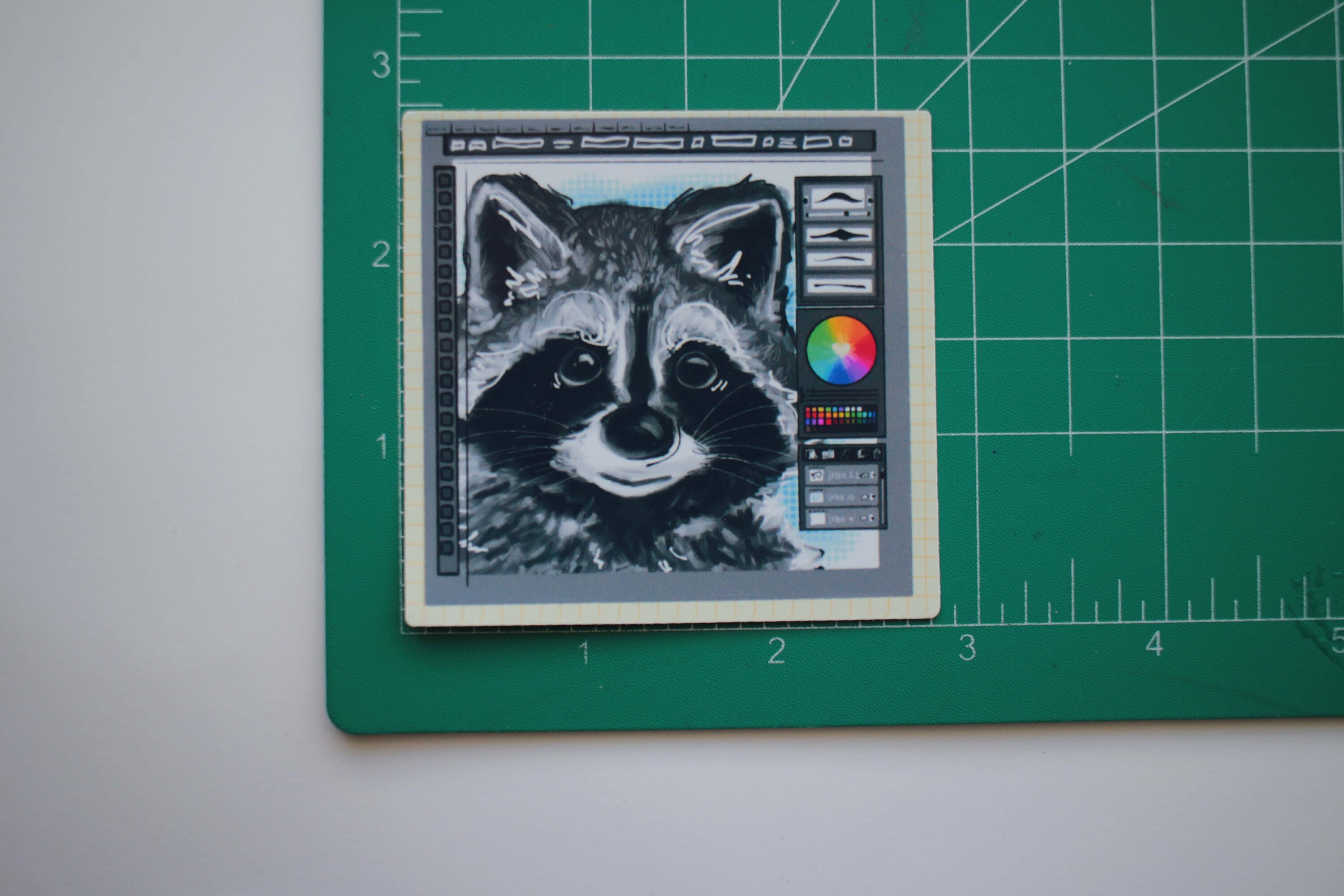 Raccoon Artist Sticker Pack // Raccoons // Vinyl Stickers // Sticker ...