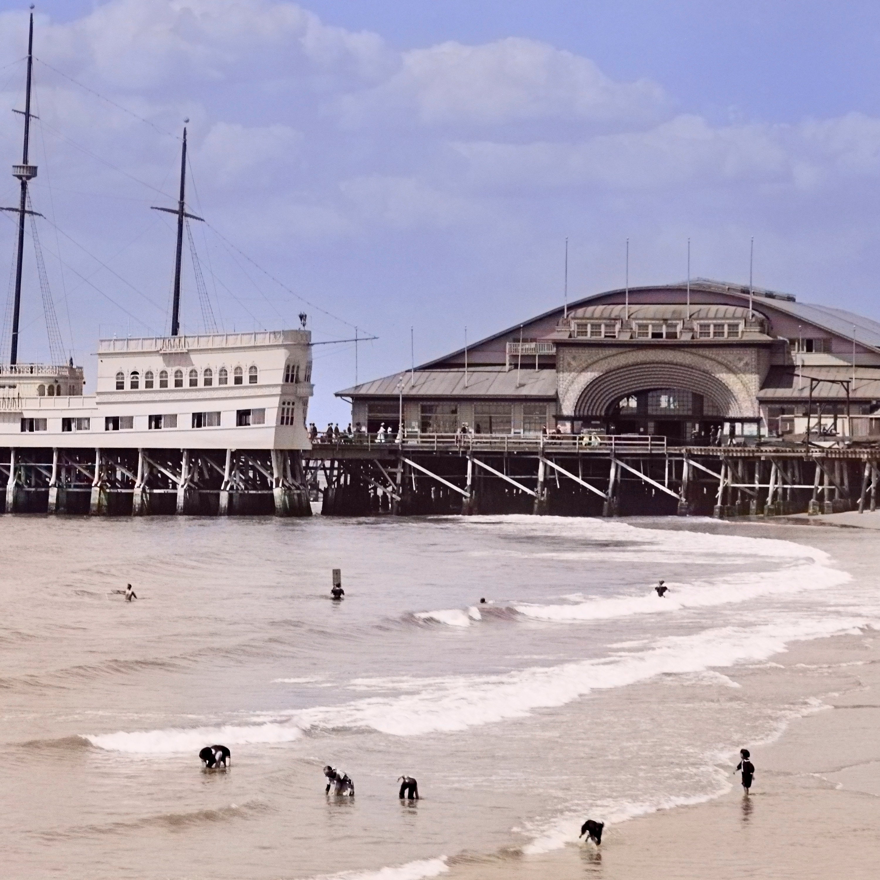 Venice Beach CA Print: Abbot Kinney Pier, Vintage California Photo ...