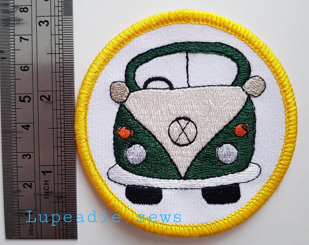 Campervan Patch, Retro Camper Fun, Sew On, Iron on Patch, Classic ...