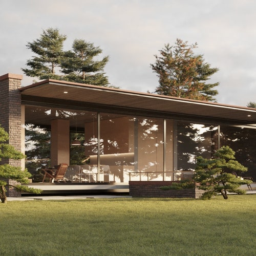 Modern House Plans 3 Bedroom 4 Bedroom Version Bundle - Etsy