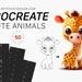 Procreate Stamps for Creating Cute Animal Characters Painting Kit for ...