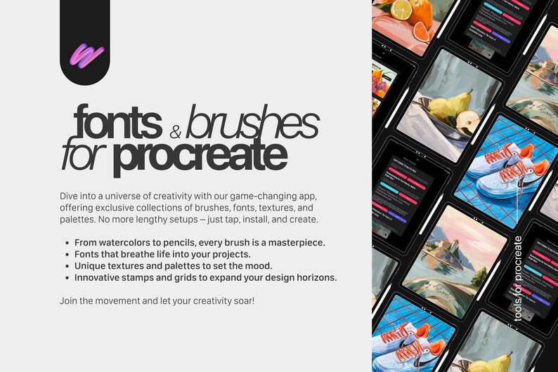 Column Stamp Procreate Brushes Painting Kit for Procreate iPad Brushes ...