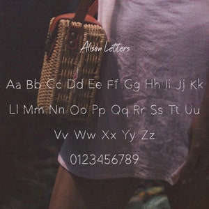 Alison Handwritten Font Duo Fonts for Cricut Crafting Fonts - Etsy