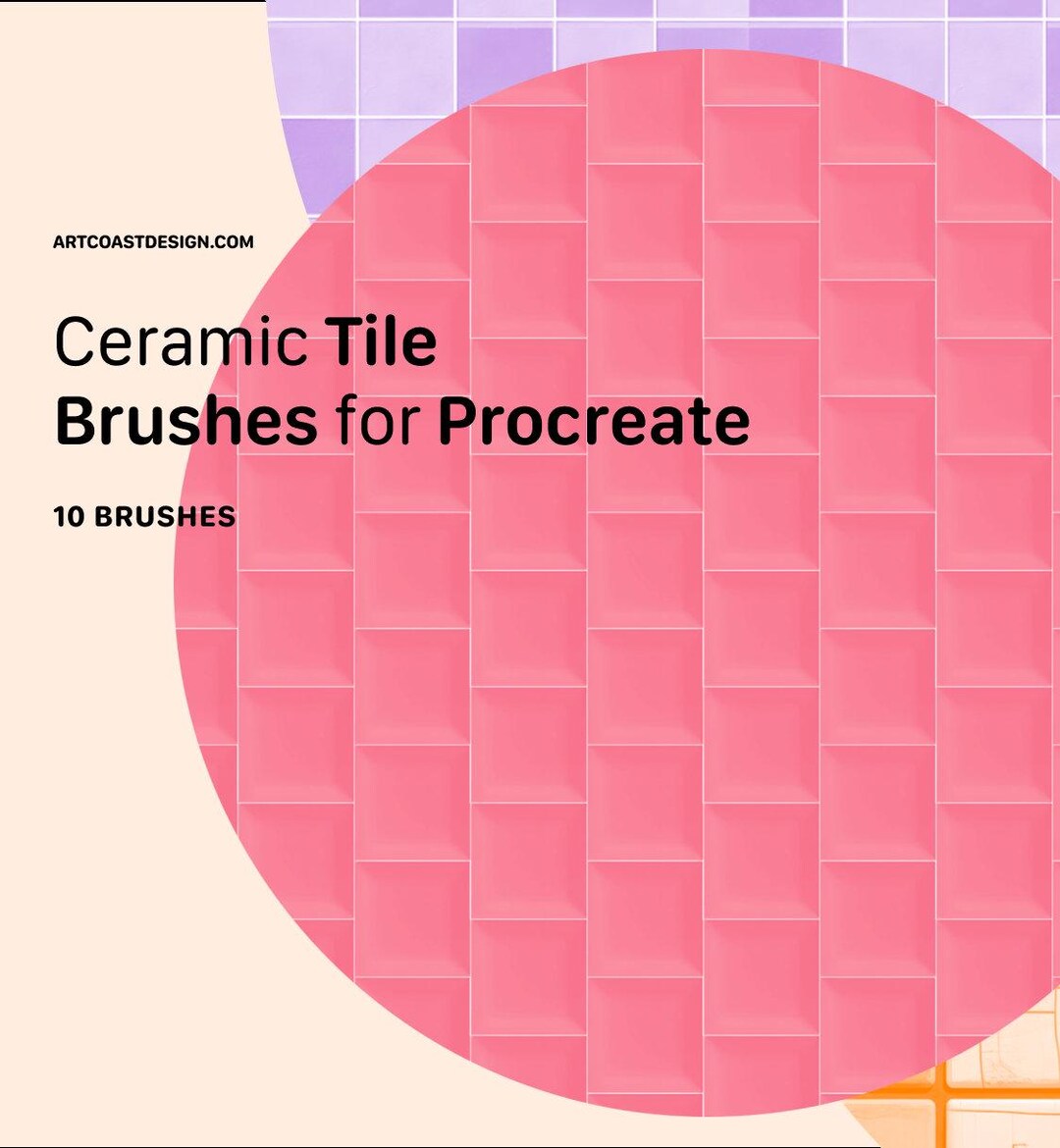 Procreate Ceramic Tile Texture Brushes – Architectural & Interior ...