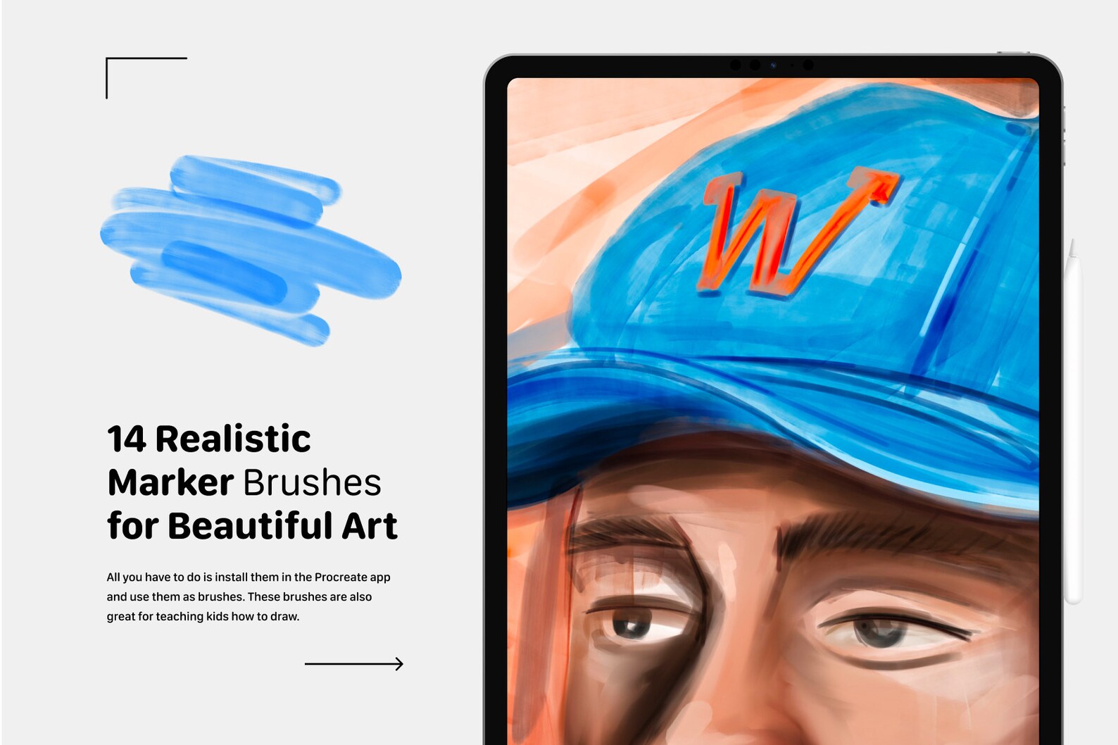 Best Marker for Procreate, Soft Marker, Brushes for Procreate, Texture Brushes - Etsy