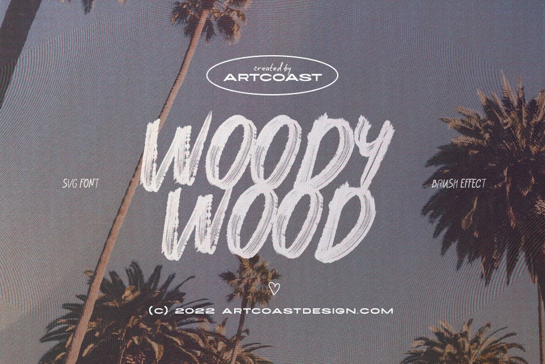 Woody Wood Handwritten Font SVG Font Quotes Font Wedding - Etsy