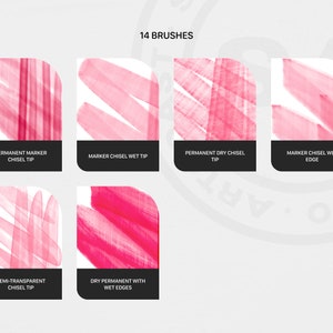 Best Marker for Procreate, Soft Marker, Brushes for Procreate, Texture Brushes - Etsy