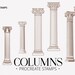 Column Stamp Procreate Brushes Painting Kit for Procreate iPad Brushes ...