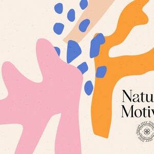 Organic Shapes, Clipart for Canva, Notion, Natural Motives, Abstract ...