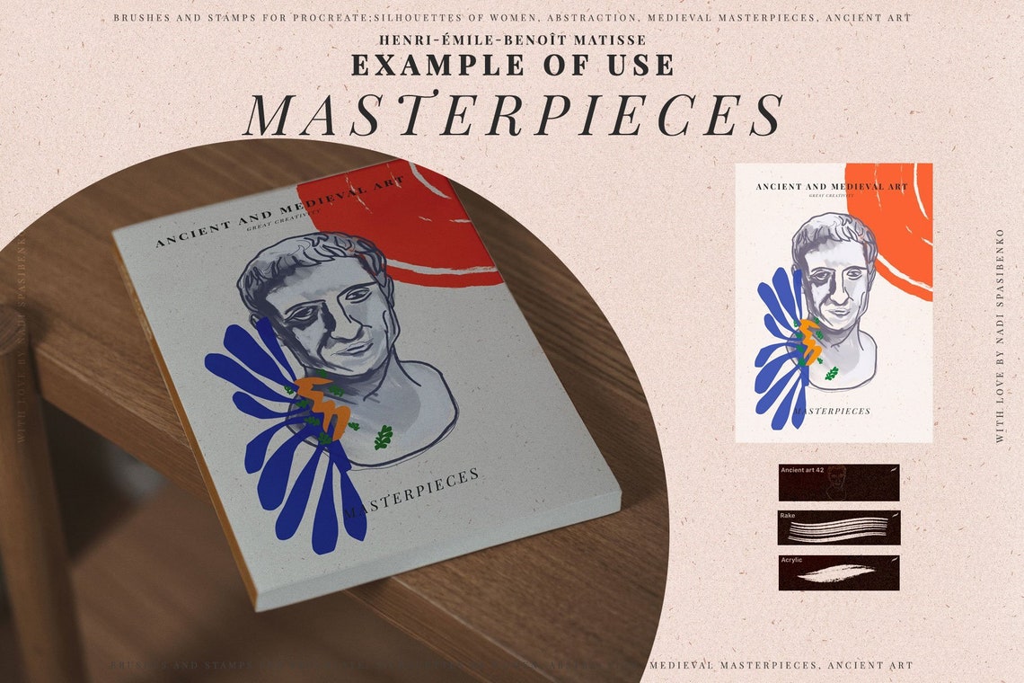 Masterpieces Procreate, Photoshop Stamps, Create Characters, Procreate ...