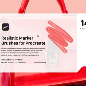 Best Marker for Procreate, Soft Marker, Brushes for Procreate, Texture Brushes - Etsy