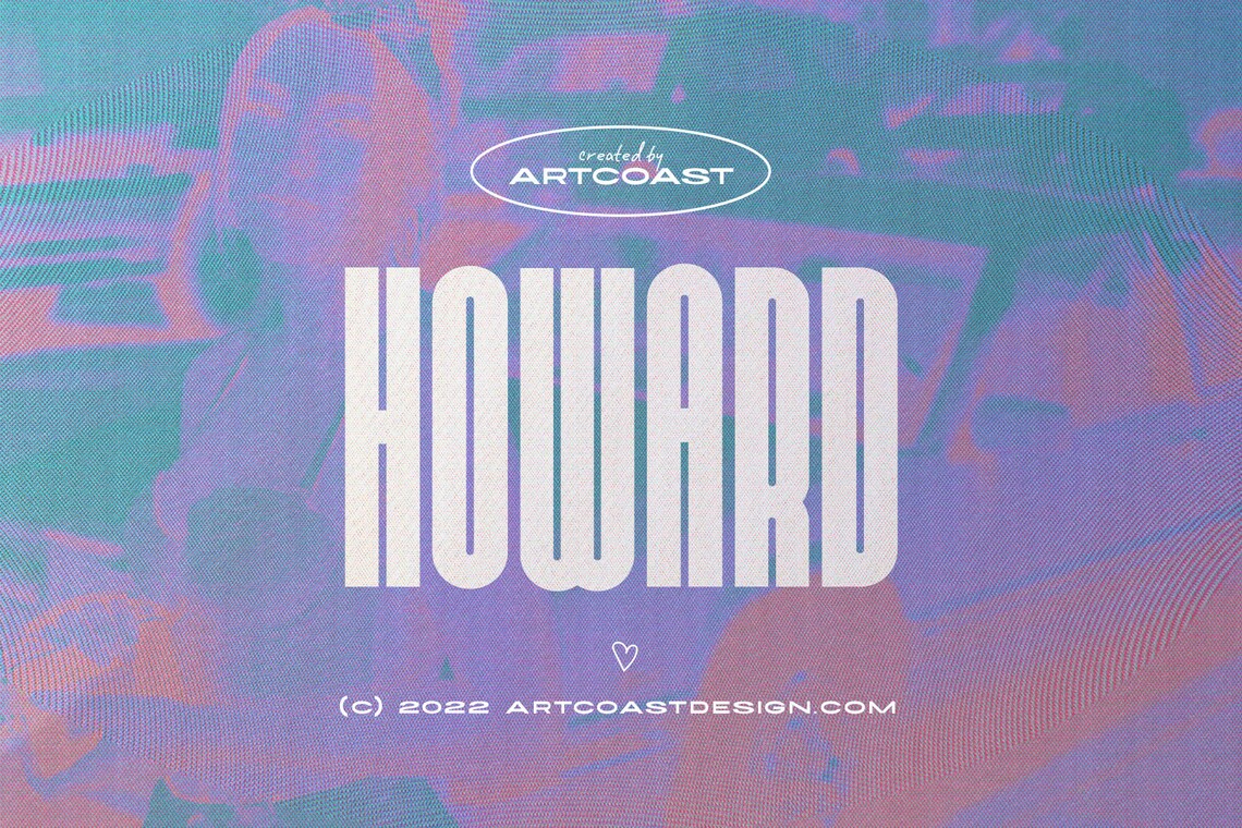 Howard Ultra Condensed Sans Serif Crafting Font Retro - Etsy