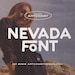 SA Nevada Handwritten Retro Font Fonts for Cricut Crafting - Etsy