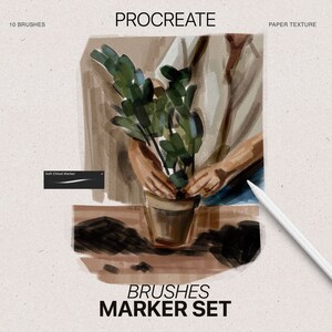 Realistic Marker for Procreate, Brushes for Procreate, Texture Brushes - Etsy