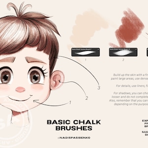 Procreate Chalk Brushes – Character & Pencil Brush Set | Lettering ...