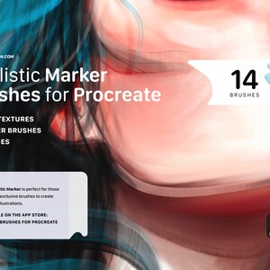 Best Marker for Procreate, Soft Marker, Brushes for Procreate, Texture Brushes - Etsy