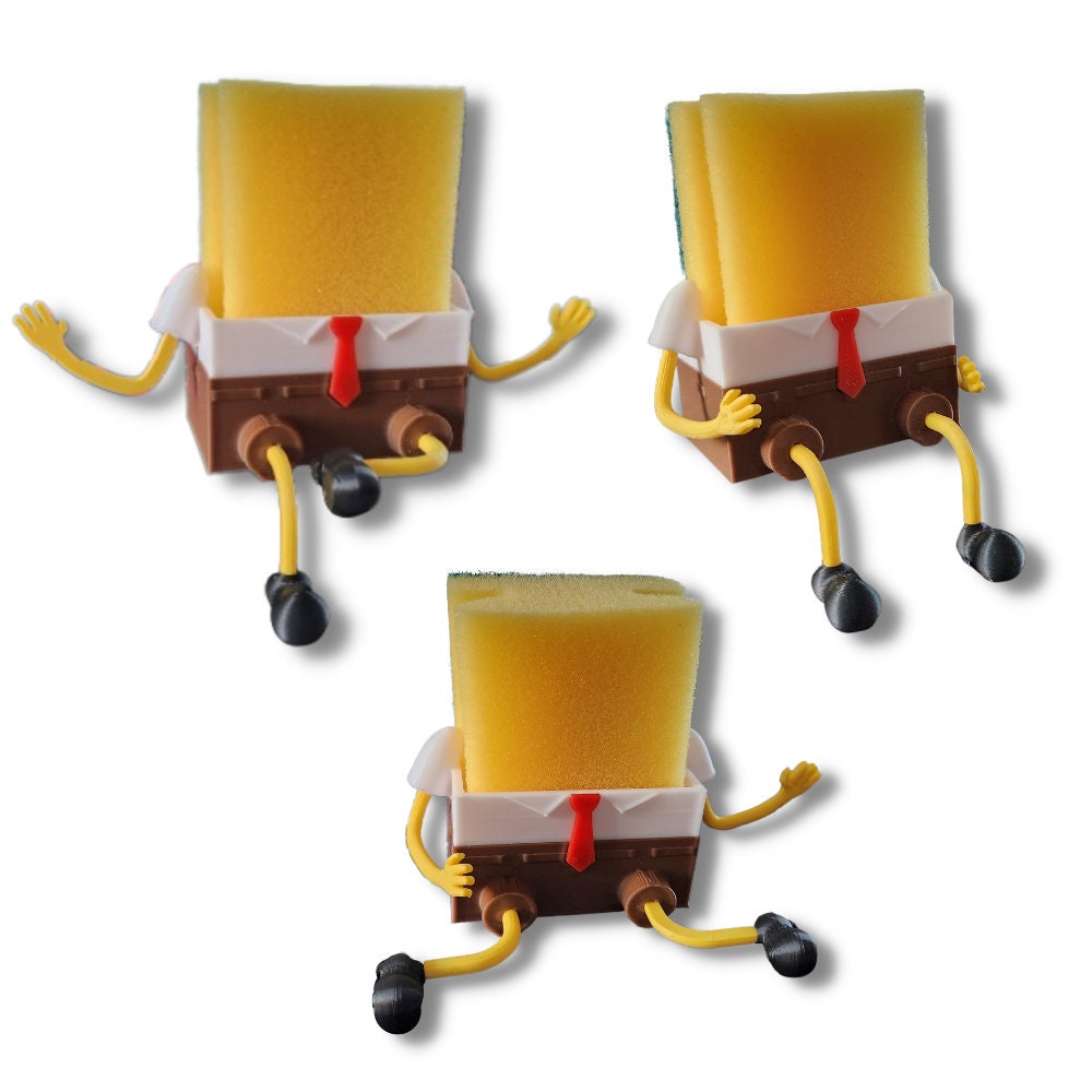 Opposable Spongebob Sponge Holder Storage Drain Rack Holder Kitchen ...