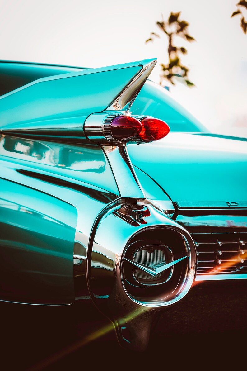 Cadillac Tail Light Vintage Car Mid Mod - Etsy