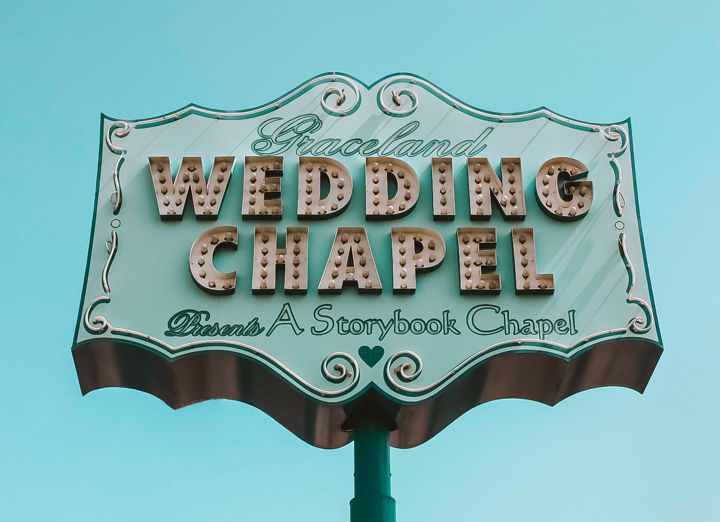 Las Vegas Vintage Wedding Chapel Photography Print - Etsy