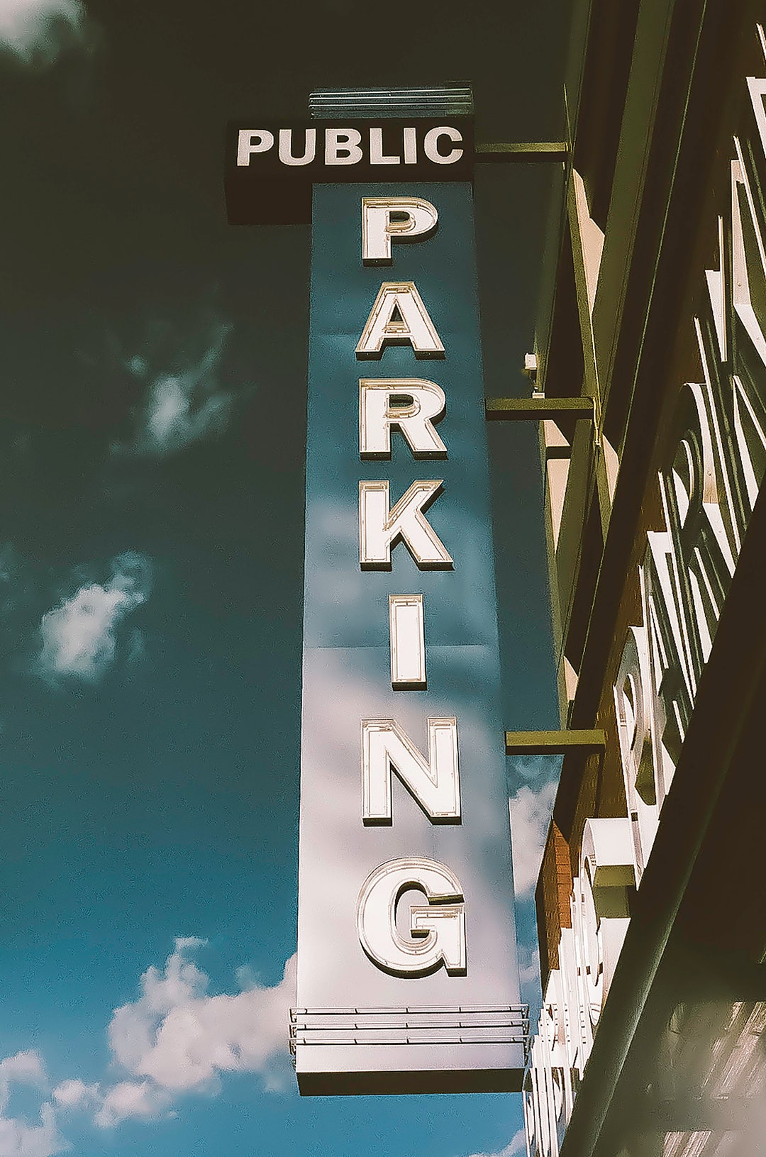 Photography Print of Parking Sign 35mm Film Photo - Etsy