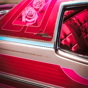 Lowrider With Roses Photography Print - Etsy