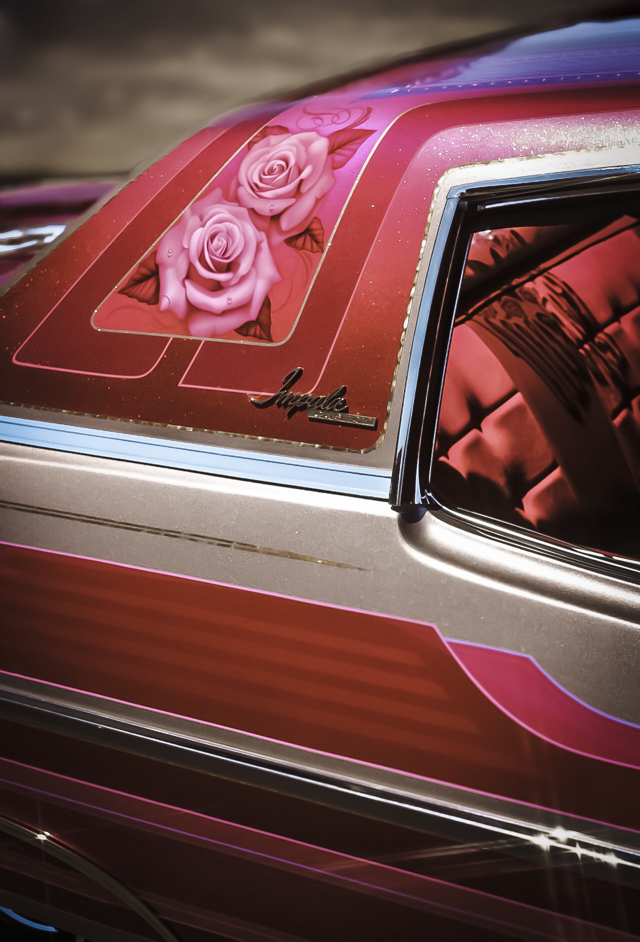 Lowrider With Roses Photography Print - Etsy