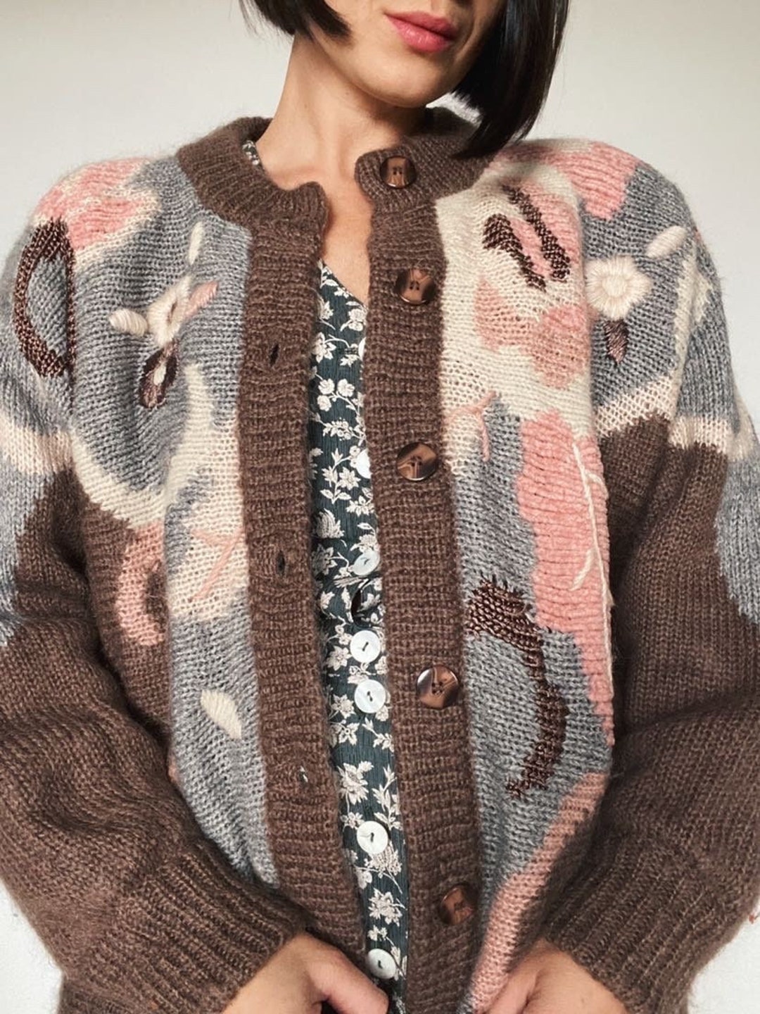 Vintage Cardigan Mohairunique Sustainable Fashion Slow Fashion Vintage ...