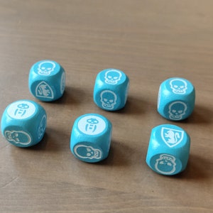 Heroquest Powered up Dice - ALTERNATIVE LAYOUT - Wooden 14mm Dice - - Etsy