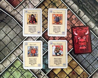 Frozen Horror Artifact Cards Heroquest Set of 10 - Etsy