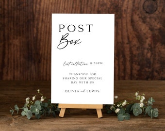 Wedding Post Box Sign - Etsy UK