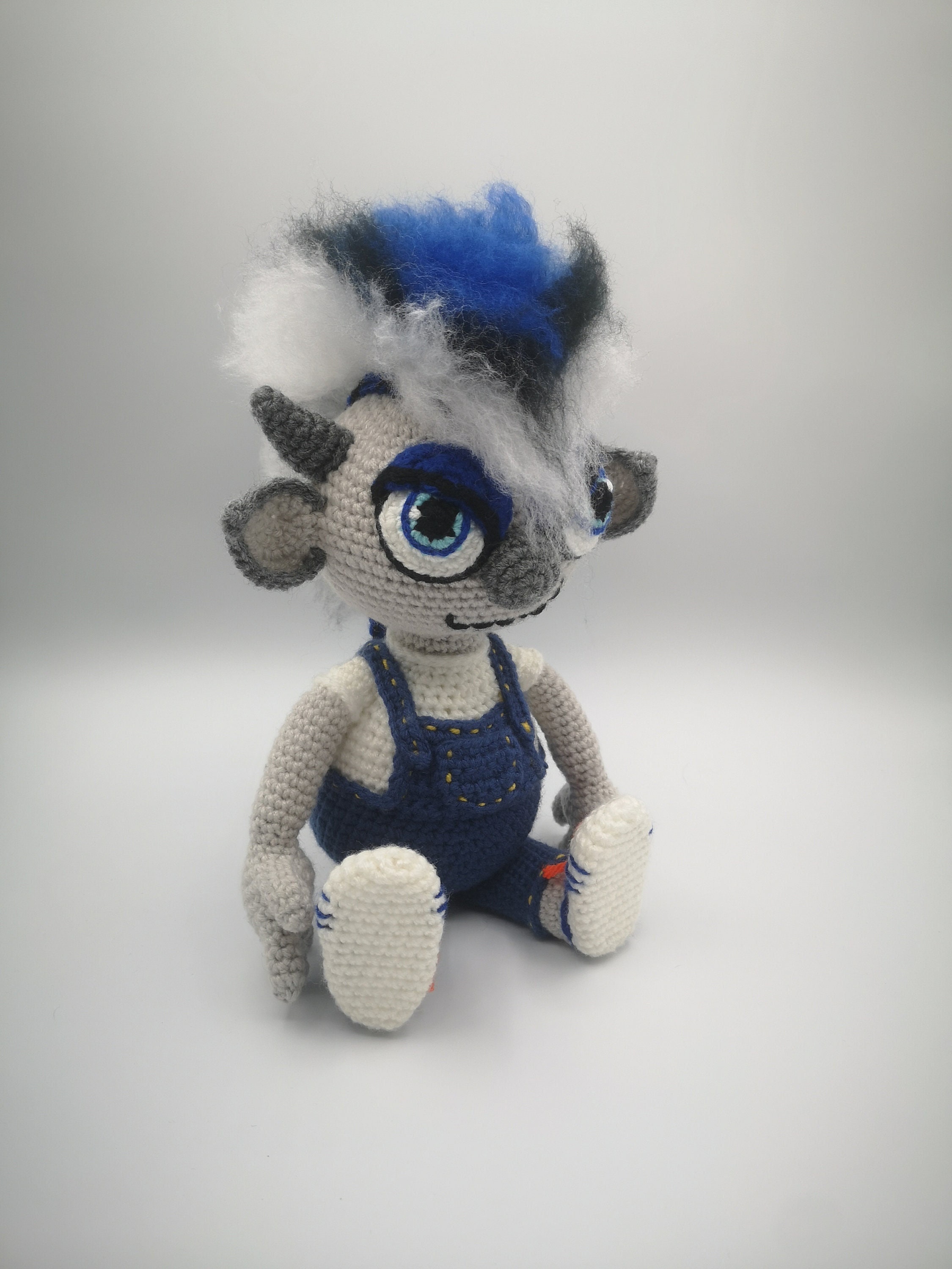 Digger the Cave Sprite Crochet Amigurumi Pattern by Debbie Ouellet - Etsy