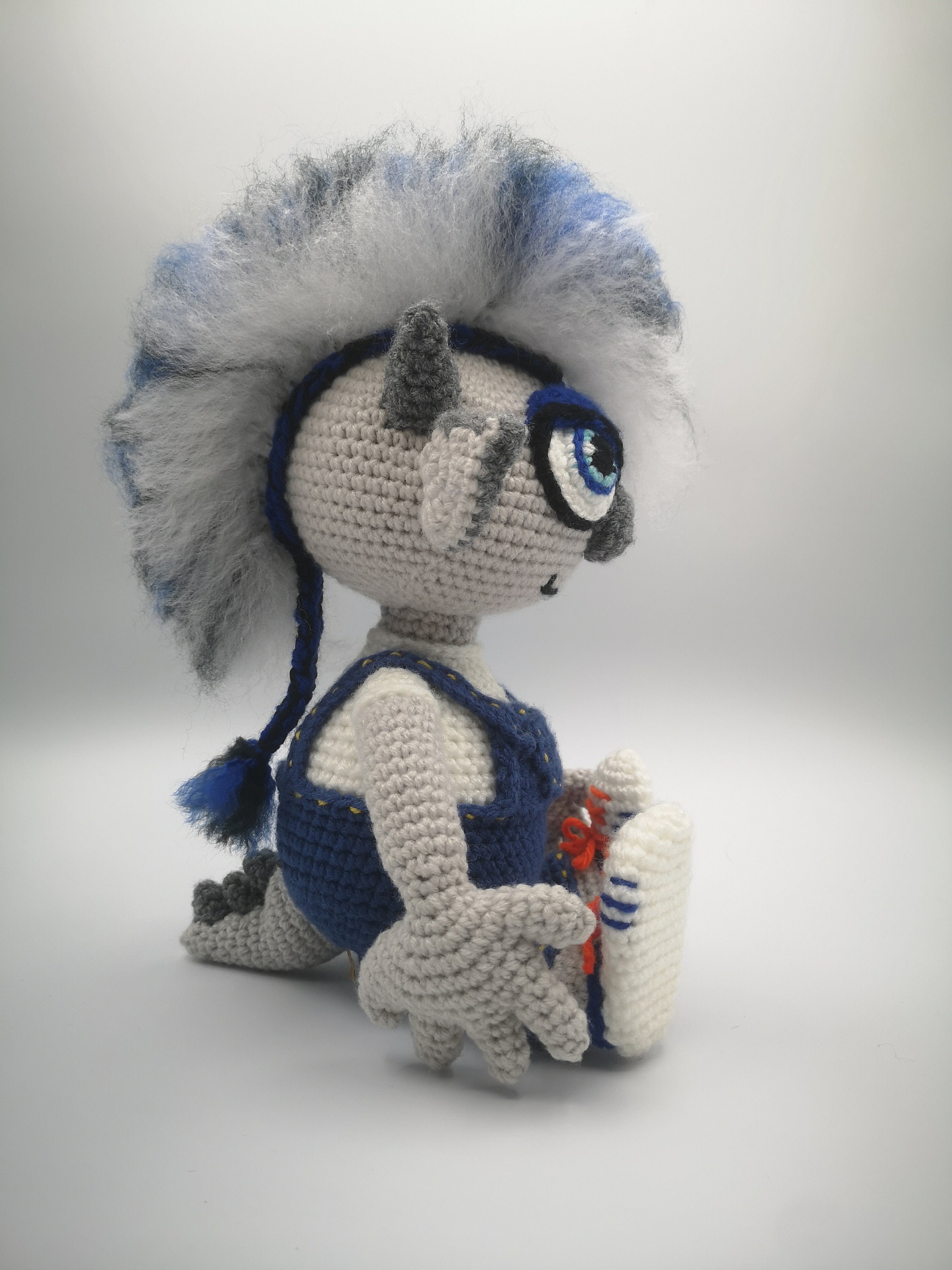 Digger the Cave Sprite Crochet Amigurumi Pattern by Debbie Ouellet - Etsy