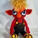 Pyro the Fire Sprite Crochet Amigurumi Pattern by Debbie Ouellet - Etsy