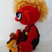 Pyro the Fire Sprite Crochet Amigurumi Pattern by Debbie Ouellet - Etsy
