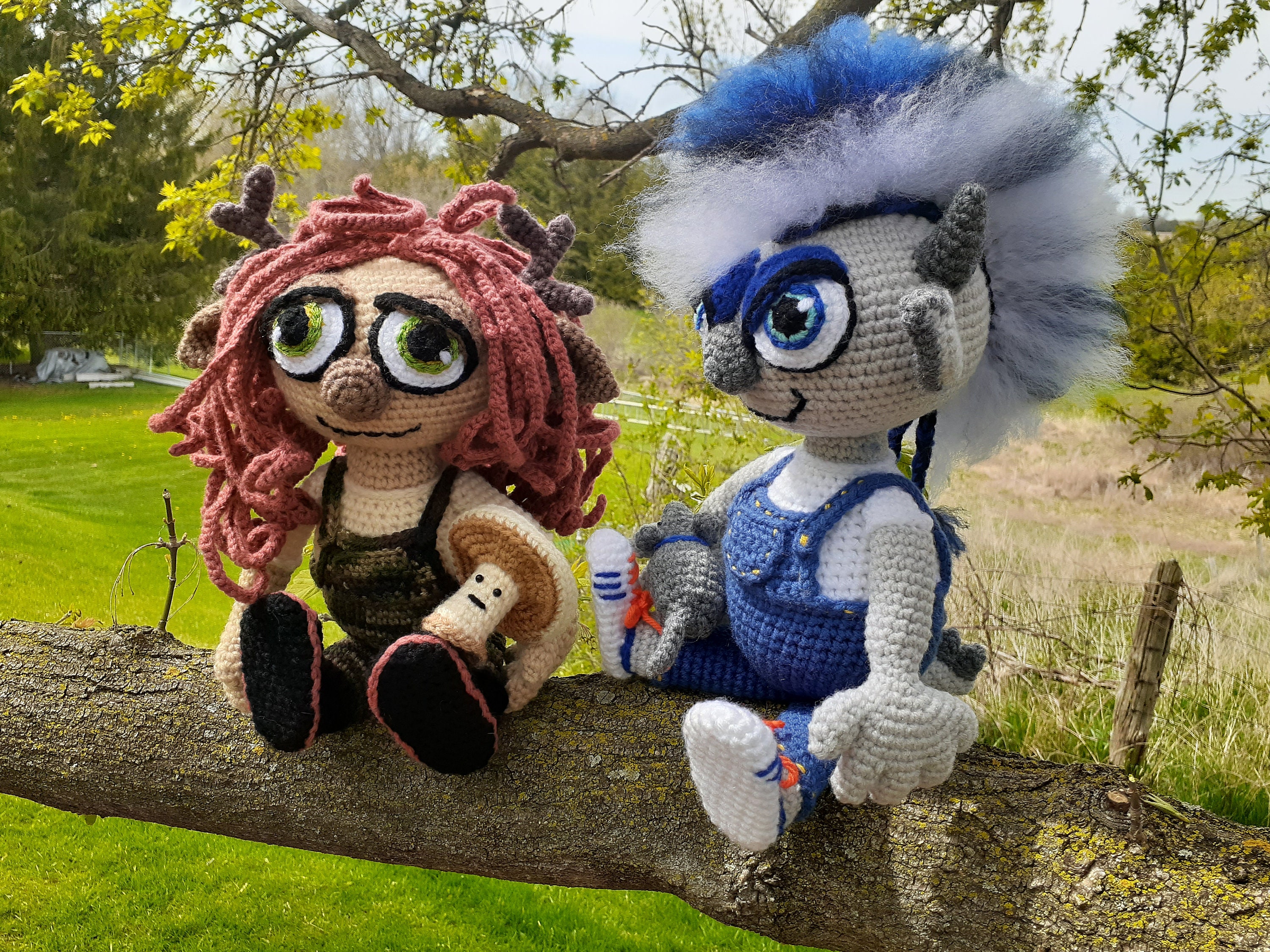 Digger the Cave Sprite Crochet Amigurumi Pattern by Debbie Ouellet - Etsy