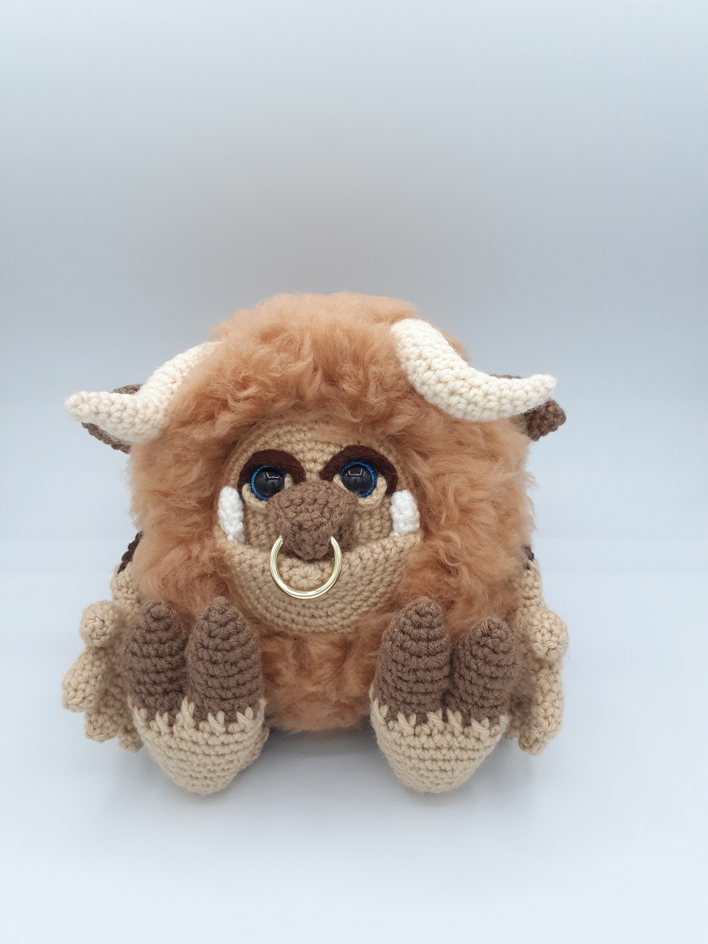 Mortimer the Baby Minotaur Crochet Amigurumi Pattern - Etsy